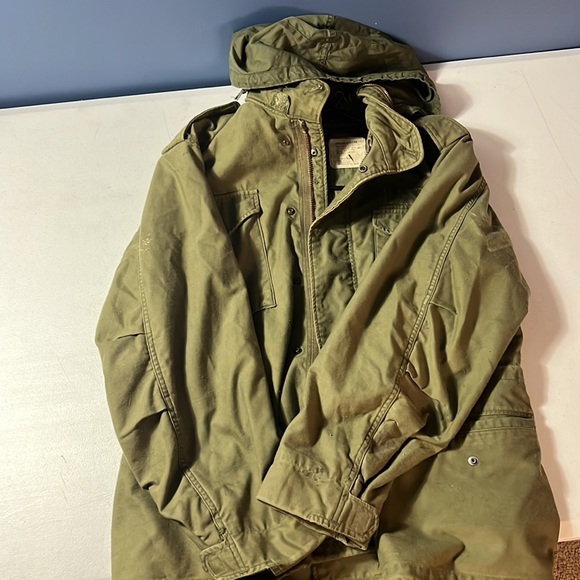 Jackets & Coats | Vintage Green Army Jacket | Poshmark